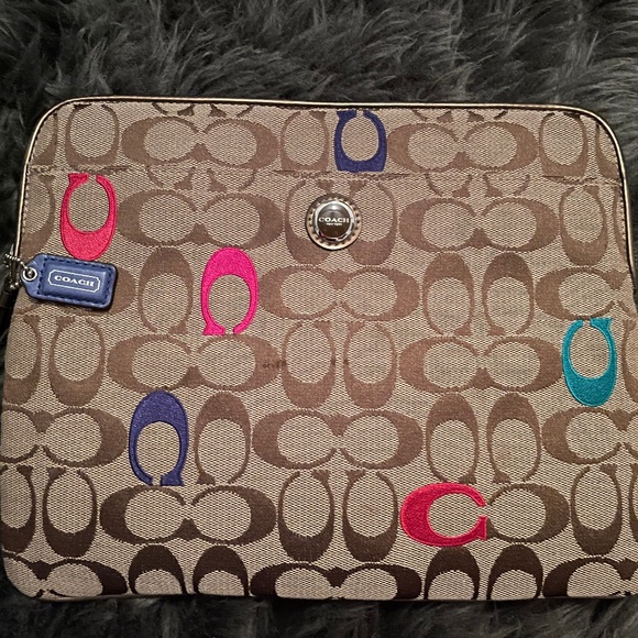 Coach | Bags | Coach Tablet Casezip Up Pouch | Poshmark